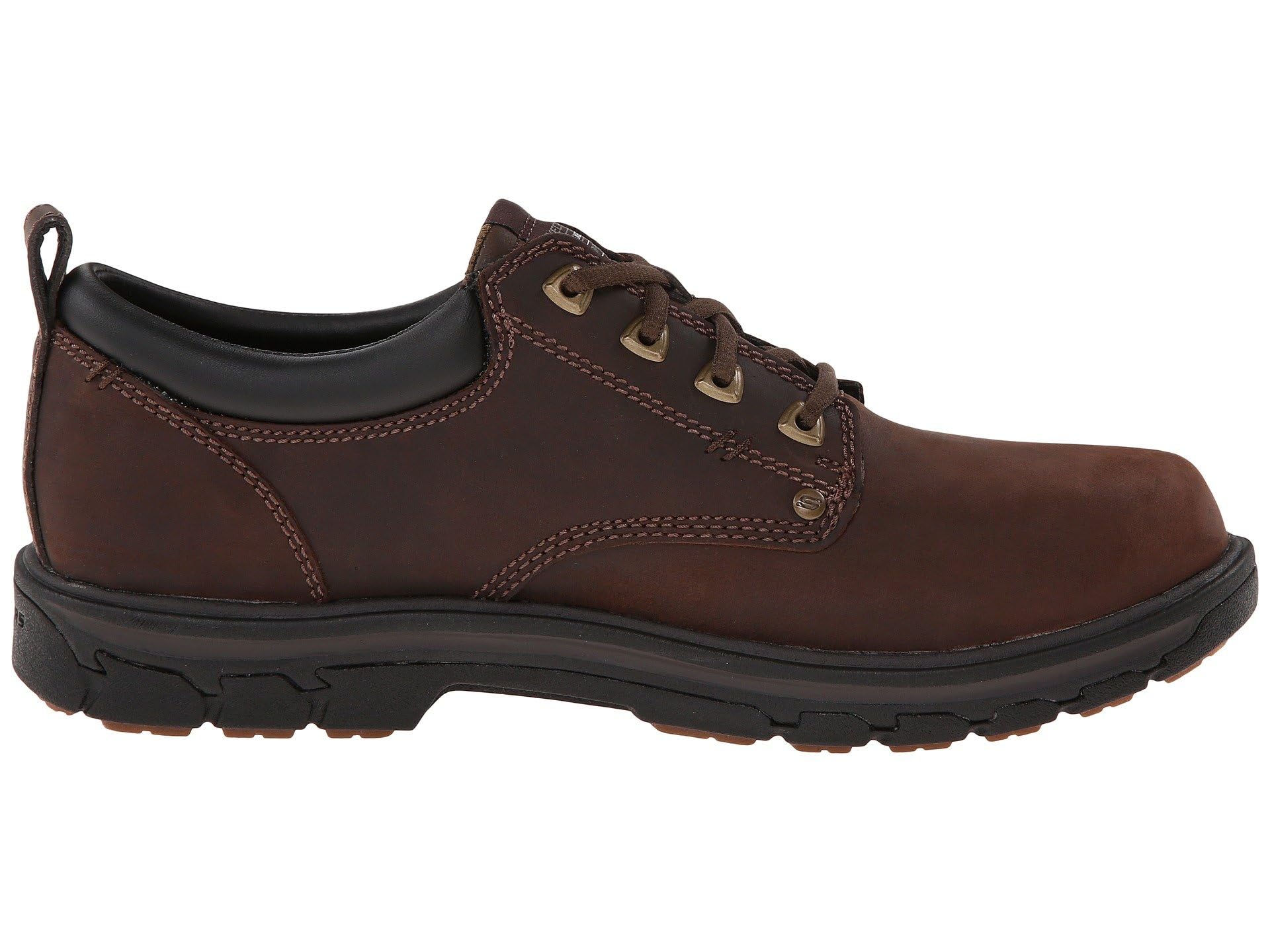 Skechers Men's Segment Search Oxford, Brown, 9 M US