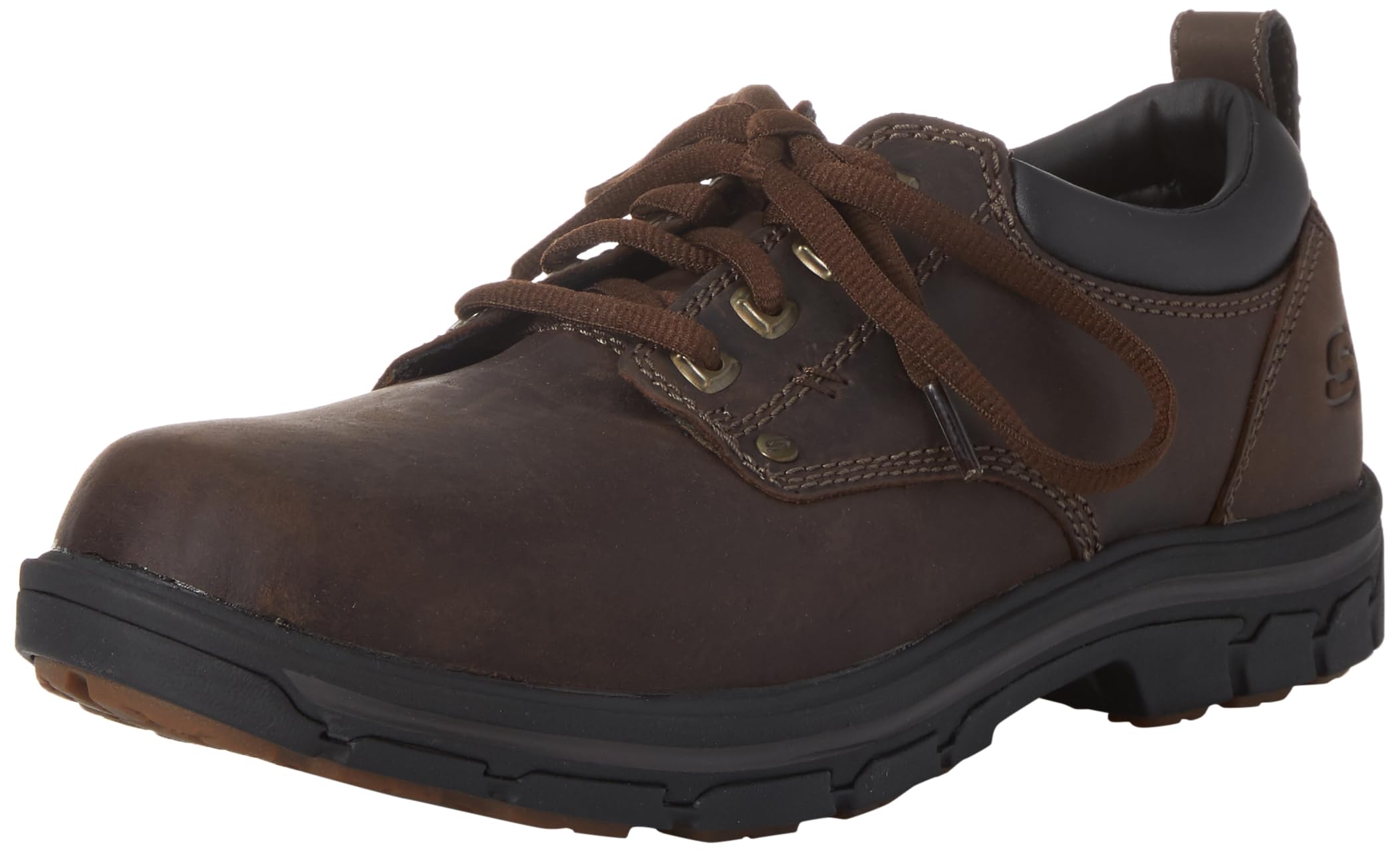 Skechers Men's Segment Search Oxford, Brown, 9 M US