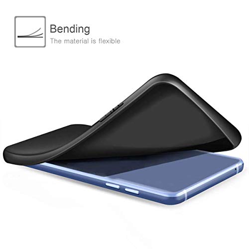 TPU Cover for Motorola ThinkPhone, Black Flexible Silicone Slim fit Soft Shell Cute Back Case Bumper Rubber Protective Case for Motorola ThinkPhone (6,6") - KE50