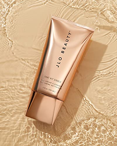 JLO BEAUTY That Hit Single Gel Cream Cleanser | Sulfate-Free, Antioxidant-Rich, Clears, Brightens, & Removes Makeup for Smooth, Radiant Skin | 5 Oz