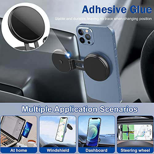 Vangoddy Slim Sleek Magnetic Phone Mount Compatible with Motorola Edge (2023), Razr Razr+ (2023), ThinkPhone, Moto G 2023, G Power Stylus, G Play