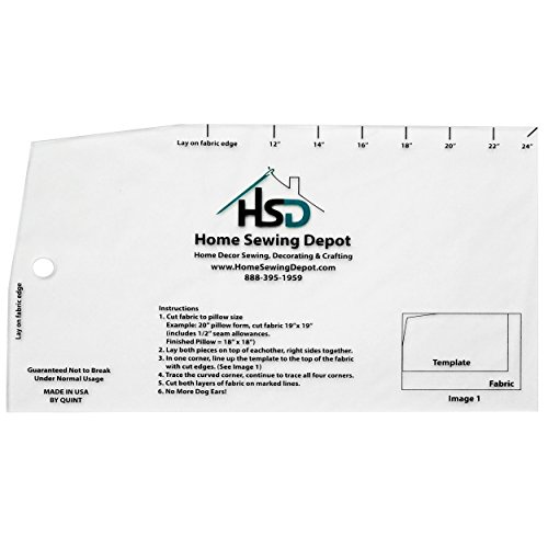 Mini Tapered Corner Pillow Template