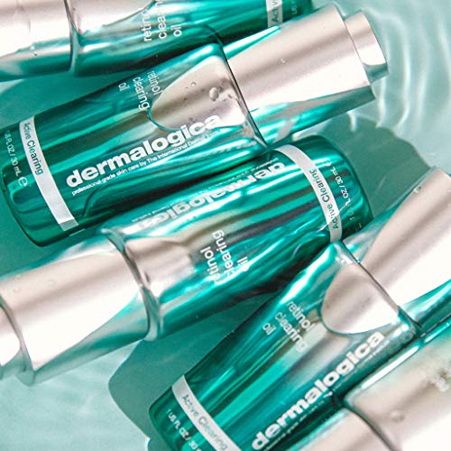Dermalogica Retinol Clearing Oil Face Serum with Salicylic Acid - Anti-Aging Acne Treatment That Delivers Clearer, Vibrant Skin by Morning, (1 Fl Oz)