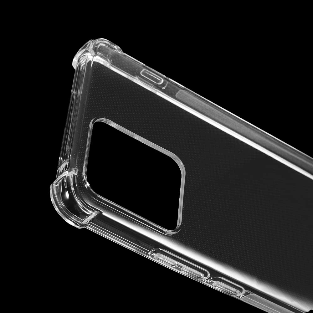 for Motorola ThinkPhone 5G Case, Soft TPU Back Cover Shockproof Silicone Bumper Anti-Fingerprints Full-Body Protective Case Cover for ThinkPhone by Motorola (6.60 Inch) (Transparent)
