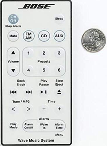 Bose Wave Music System Extra Large Remote (Platinum White)