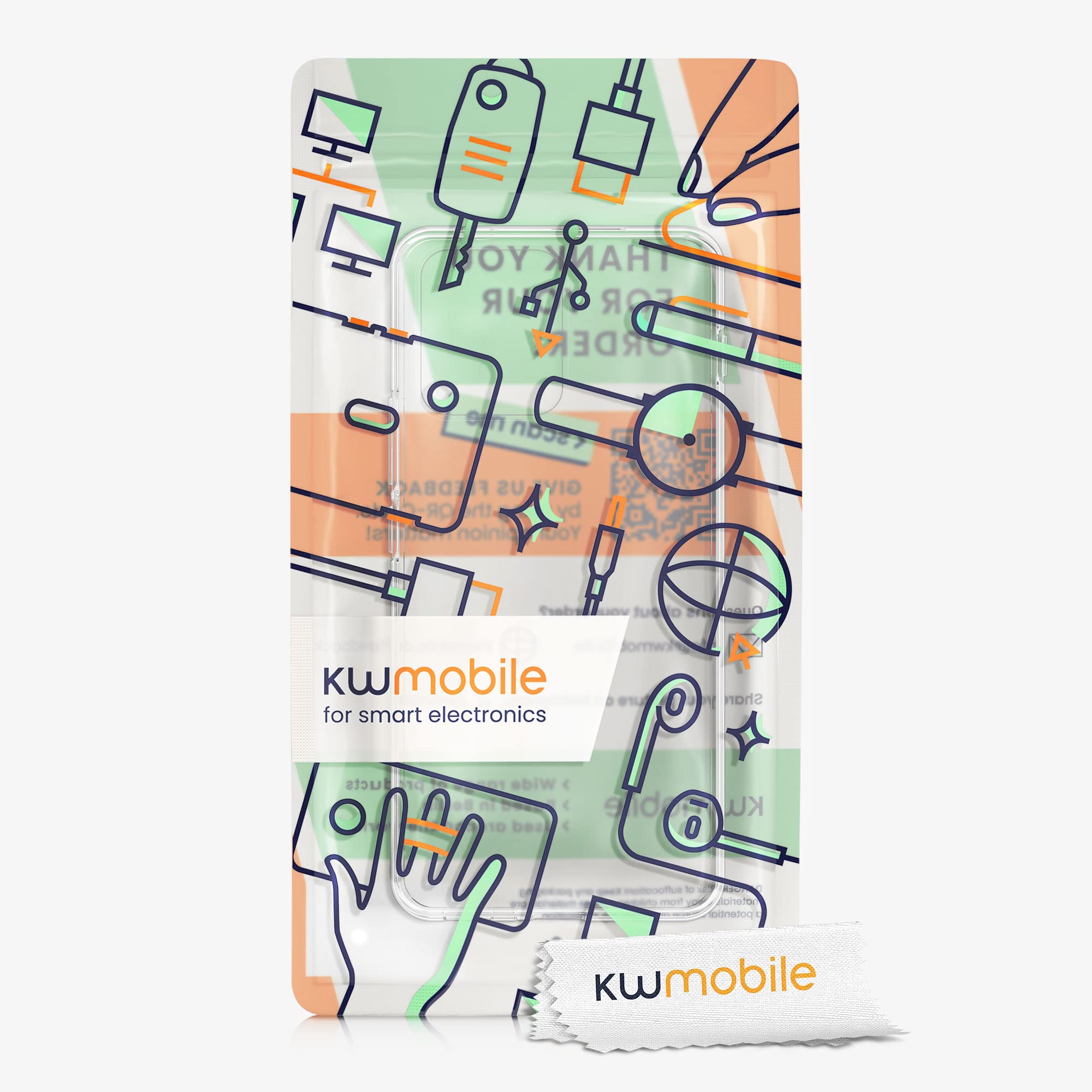 kwmobile Crystal TPU Case for Motorola ThinkPhone - Transparent