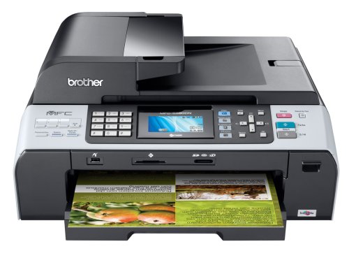 Brother MFC-5890CN Professional-Series Color Inkjet All-in-One with Networking and Large-Size Printing