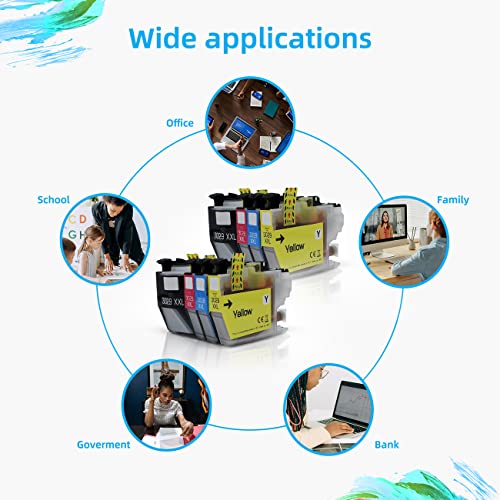 BJ-INK Replacement for Brother LC3029 LC3029 XXL MFC J5830DW Ink Cartridges for Brother MFC-J5830DW MFC-J6535DW MFC-J6935DW MFC-J5830DW XL MFC-J6535DW XL Printer