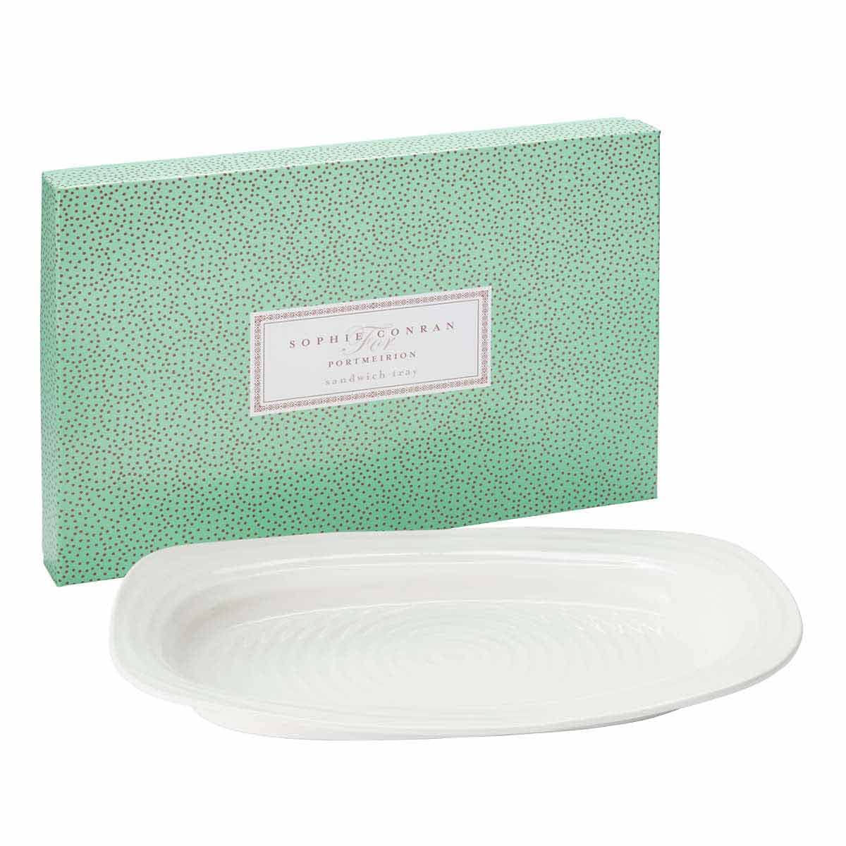 Portmeirion Sophie Conran White Sandwich Tray