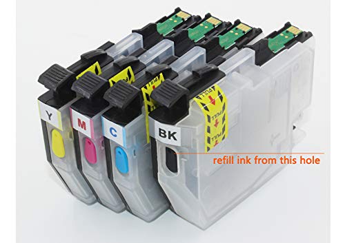 LC3011 LC3013 XL Empty refillable Ink Cartridge Compatible for Brother MFC-J491DW MFC-J497DW MFC-J690DW MFC-J895DW J497DW J491DW J690DW J895DW