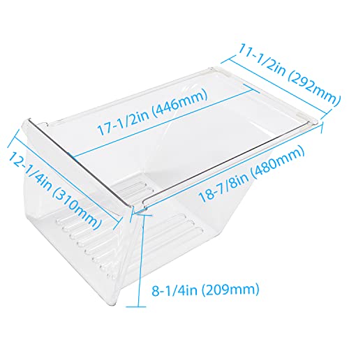 Kojem Crisper Bin Replacement for 240343803 AP2115895 240343801 240343805 Compatible with Frigidaire Kenmore Refrigerator