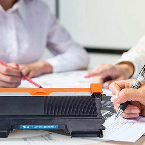 v4ink Compatible Toner Cartridge Replacement for Brother TN450 TN420 Black Toner Cartridge High Yield Use for HL-2240d HL-2270dw HL-2280dw MFC-7360n MFC-7860dw IntelliFax 2840 2940 Printer (Black)