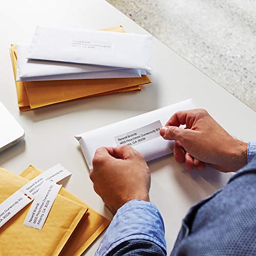 Dymo 36 mm x 89 mm LW Large Address Labels, 24 Rolls of 130 Easy-Peel Labels (3120 Labels), Self-Adhesive, for LabelWriter Label Makers, Authentic