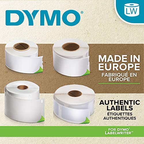 Dymo 36 mm x 89 mm LW Large Address Labels, 24 Rolls of 130 Easy-Peel Labels (3120 Labels), Self-Adhesive, for LabelWriter Label Makers, Authentic