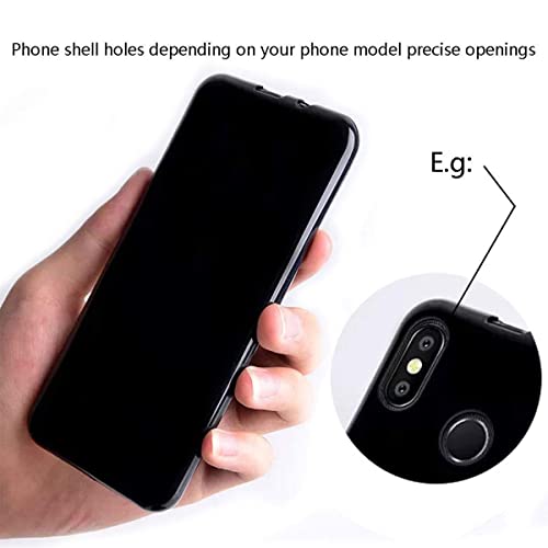 YZKJSZ Case for Motorola ThinkPhone Cover, [2 Pack] Shock-Absorption Light but Durable Soft Gel Black TPU Silicone Protection Case for Motorola ThinkPhone (6.6")