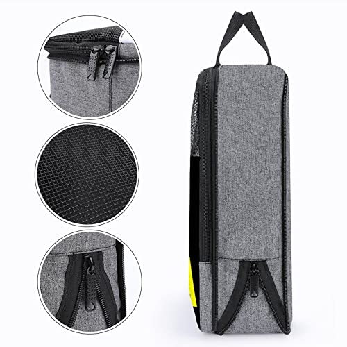 Frcavbin Video Game Weapon Travel Shoe Bag Shoes Carrier with Handle and Zipper Foldable Shoe Puches Organizer for Home storage School starts