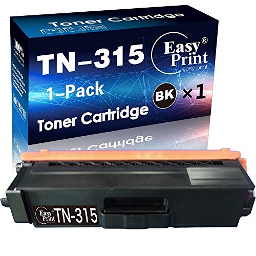 EASYPRINT (1xBlack Pack) Compatible Black TN315 Toner Cartridge TN-315 Used for Brother HL-4140CN/ 4150CDN/ 4570CDWT/ 4570CDW, MFC-9460CDN/ 9465CDN/ 9560CDN/ 9970CDN, DCP-9055CDN/ 9270CDN Printers