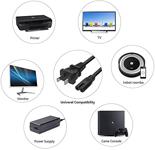 BestCH AC in Power Cord Outlet Socket Cable Plug Lead for Bose Wave Chord SoundTouch Music System IV Remote, CD Player and Radio