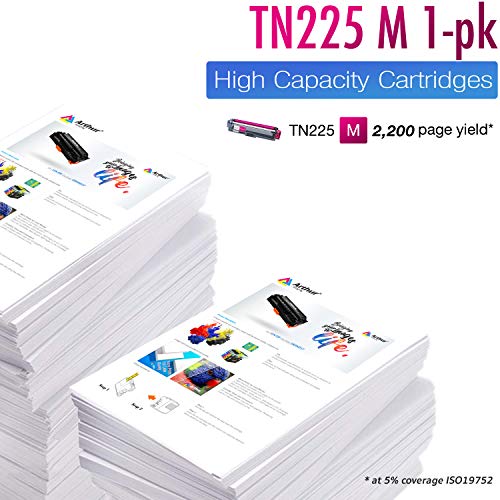 Arthur Imaging Compatible Toner Cartridge Replacement for Brother TN225 (Magenta, 1-Pack)