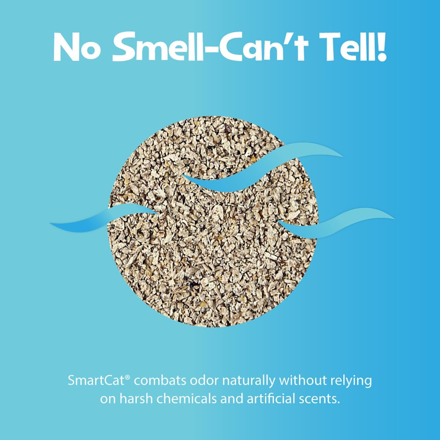 SmartCat All Natural Clumping Cat Litter - Chemical and Dust Free - Alternative to Clay and Pellet Litter - Unscented and Lightweight - 5 Pounds