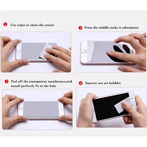 FZZSZS Case for Motorola ThinkPhone + Tempered Glass Screen Protector Protective Film,Slim Transparent Soft Gel TPU Silicone Protection Phone Case Cover for Motorola ThinkPhone (6.6")