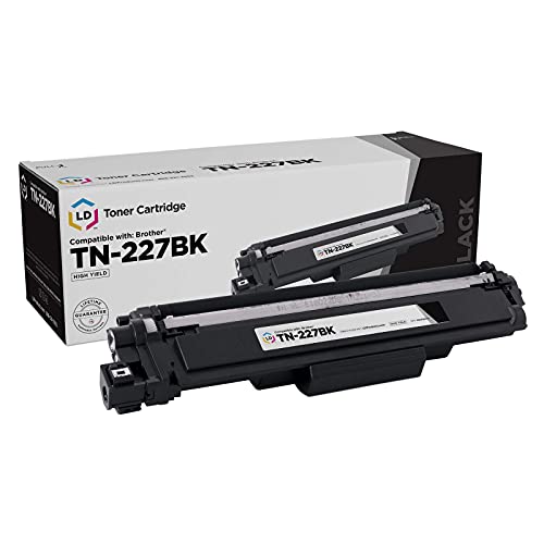 LD Products Compatible Replacement for Brother TN227 Toner Cartridge TN-227 TN227BK TN-227BK High Yield (Black, Single-Pack) for use in HL 3070CW HL-L3210CW HL-L3230CDW HL-L3270CDW HL-L3290C Printers