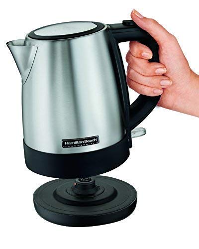Hamilton Beach Commercial HKE110 1 Liter Hot Water Tea Kettle, Hospitality Rated, Stainless Steel…
