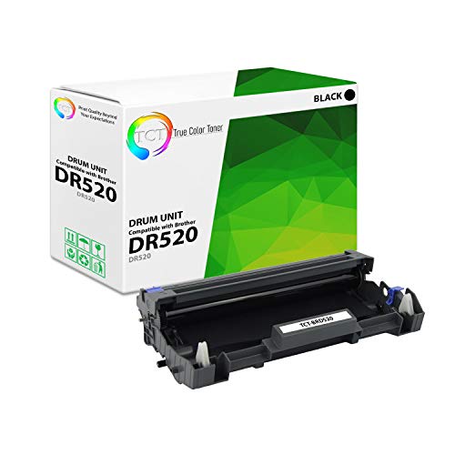 TCT Premium Compatible Drum Unit Replacement for Brother DR-520 DR520 Black Works with Brother HL-5240 5250DN 5370DWT 5380DN MFC-8460N 8670DN 8890DW DCP-8080DN 8085DN Printers (25,000 Pages)