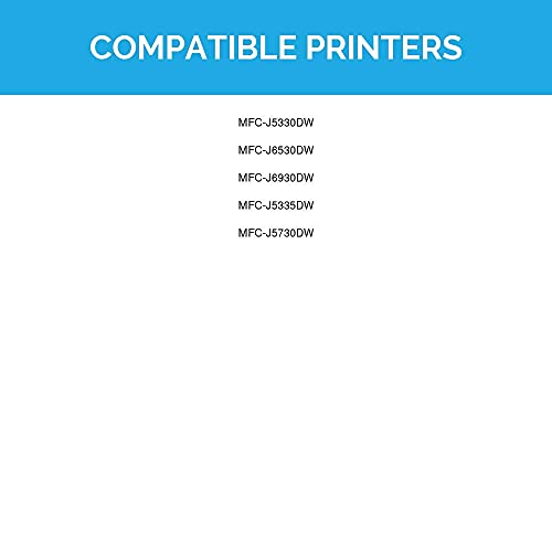 LD Compatible Ink Cartridge Replacement for Brother LC3017 High Yield (Black, Cyan, Magenta, Yellow, 4-Pack)