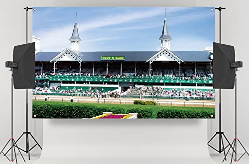Kentucky Derby Photo Booth Backdrop Churchill Downs Run for The Roses Horse Racing Themed Party Decoration Photography Background Decor