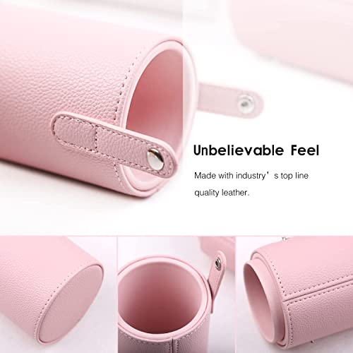 Zoreya Makeup Brush Set 12pcs Pink Synthetic Makeup Brushes Travel Set With Holder Makeup Brush Organizer Foundation Powder Contour Blush Eye Cosmetic Brush Sets In Case With Bonus Gift Makeup Sponge