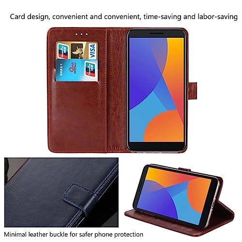 YZKJSZ Wallet Case for Motorola ThinkPhone (6,6") + [3 Pack] Tempered Film Glass Screen Protector Flip PU Leather Case with Credit Card Slots and Stand Protective Cover - Red