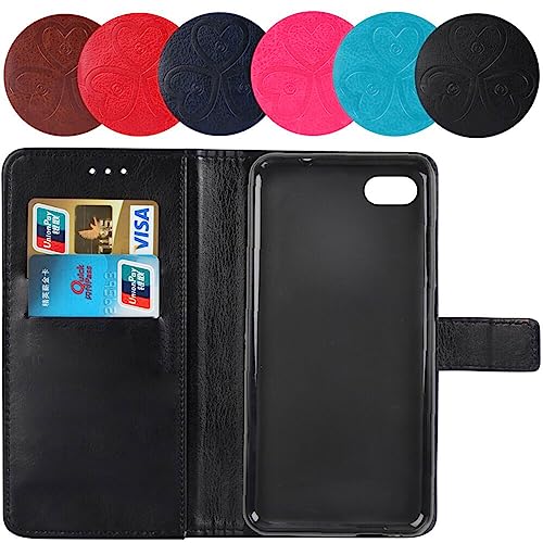 YZKJSZ Wallet Case for Motorola ThinkPhone (6,6") + [3 Pack] Tempered Film Glass Screen Protector Flip PU Leather Case with Credit Card Slots and Stand Protective Cover - Red
