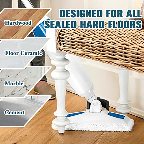 Steam Mop Pads Replacement for Bissell Powerfresh 1940 1440 1544 1806 2075 2685 Series, Replaces Part #19402 19404 19408 19409 1940A 1940F 1940Q 1940T 1940W B0006 B0017, 15441 15443 2181 2814, 6 Pack