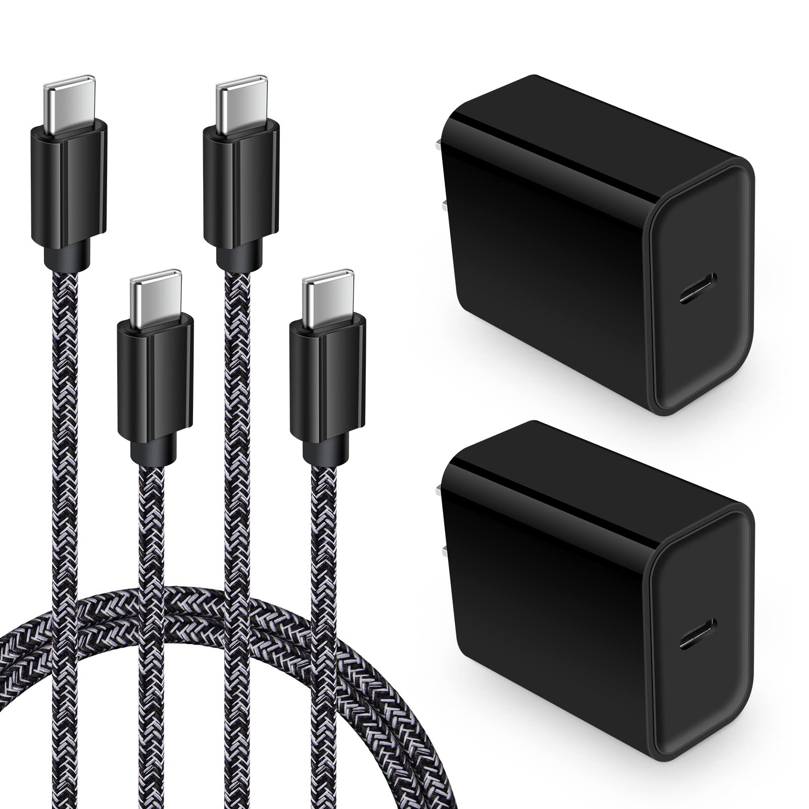 Fast Android Phone Charger Type C, 20W USB C Wall Block, 3+6FT C Power Cord Cable for Moto G Play 2023,G Stylus 5G 2022,G 5G,G Pure,G Power 2021,Motorola Edge 30 Edge 5G UW,One 5G Ace,G73 G53 G23 G13