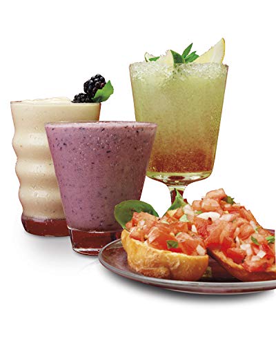 Hamilton Beach Wave Crusher Blender with 14 Functions & 40oz Glass Jar for Shakes and Smoothies, Black (54220)