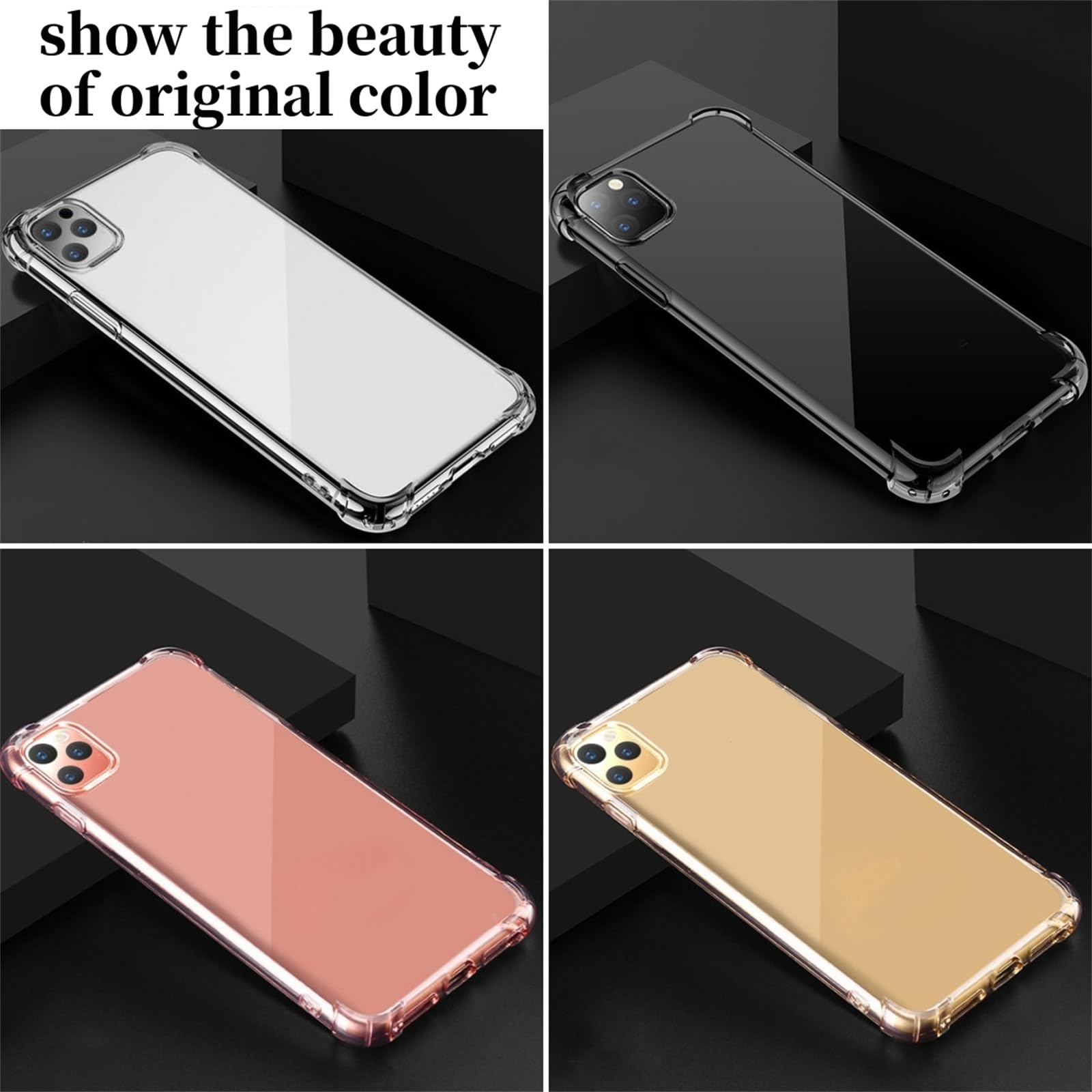 GuluGuru [2-Pack] for Motorola ThinkPhone Case Crystal Clear [Anti-Yellowing Technology] Transparent Soft TPU Defensive Bumper Cover Light Slim Shockproof Armor Protective Phone Case