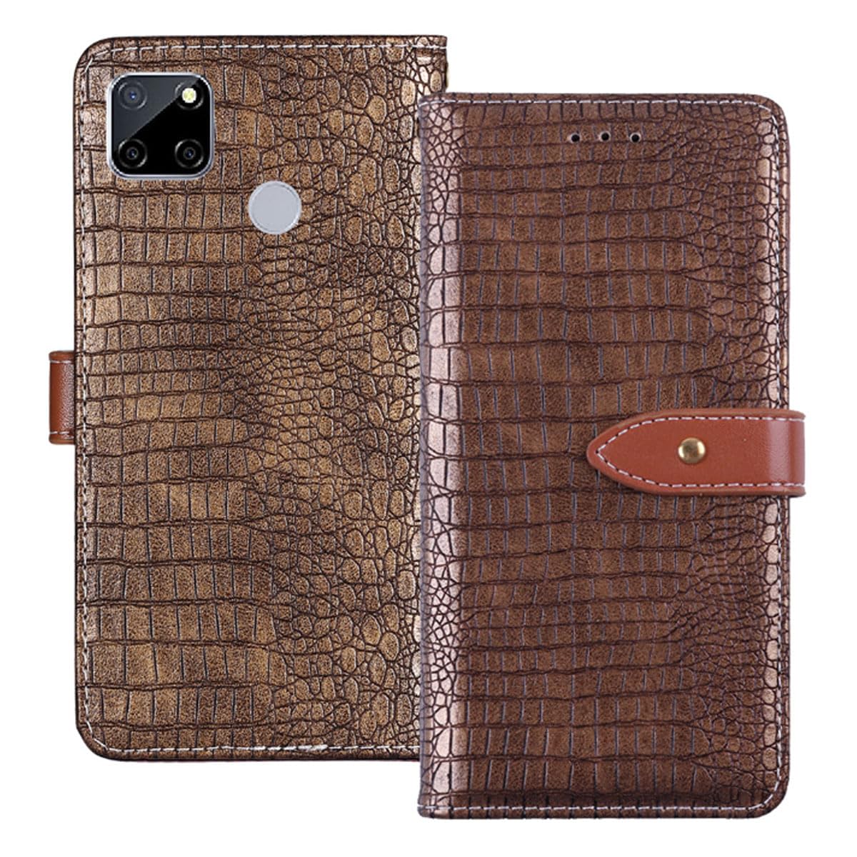 FZZSZS Case for Motorola ThinkPhone,Magnetic Flip PU Wallet Protective Cover with Card Slots Case for Motorola ThinkPhone (6.6"),Golden Leather Case HZ2