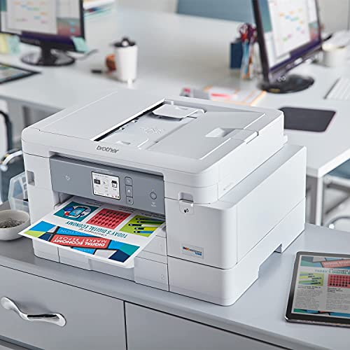 Brother MFC-J4535DW INKvestment Tank All-in-One Color Inkjet Printer with NFC, Duplex and Wireless Printing Plus Up to 1-Year of Ink in-Box (Renewed)