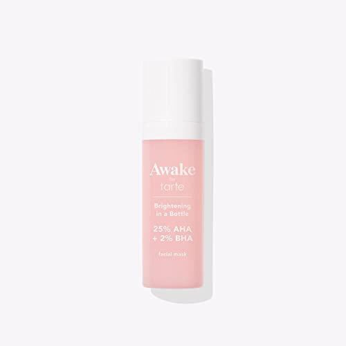 Awake by Tarte Brightening in a Bottle Facial Mask 25% AHA + 2% BHA (.5 Fl. Oz.)