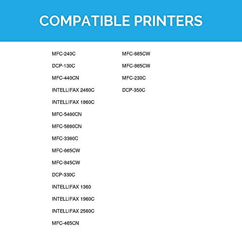 LD Products Compatible Ink Cartridge Replacement for Brother LC51 (Cyan, Magenta, Yellow, 3-Pack)