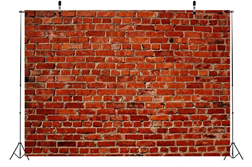 BELECO 15x10ft Fabric Red Brick Wall Backdrop for Photography Brick Backdrop Background Home Decor Red Brick Backdrop Birthday Baby Shower Party Decoration Banner Kids Adults Photoshoot Studio Props