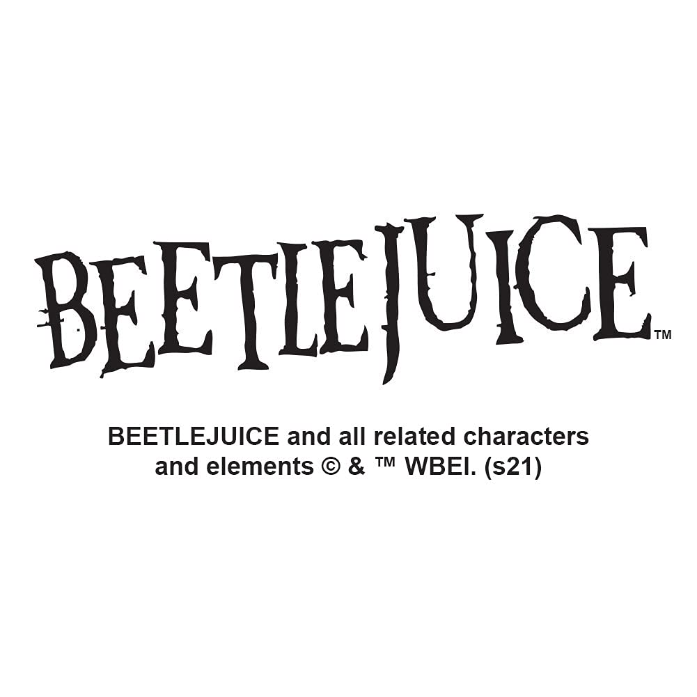 GRAPHICS & MORE Beetlejuice Beetle Worm Silver Plated Adjustable Novelty Ring
