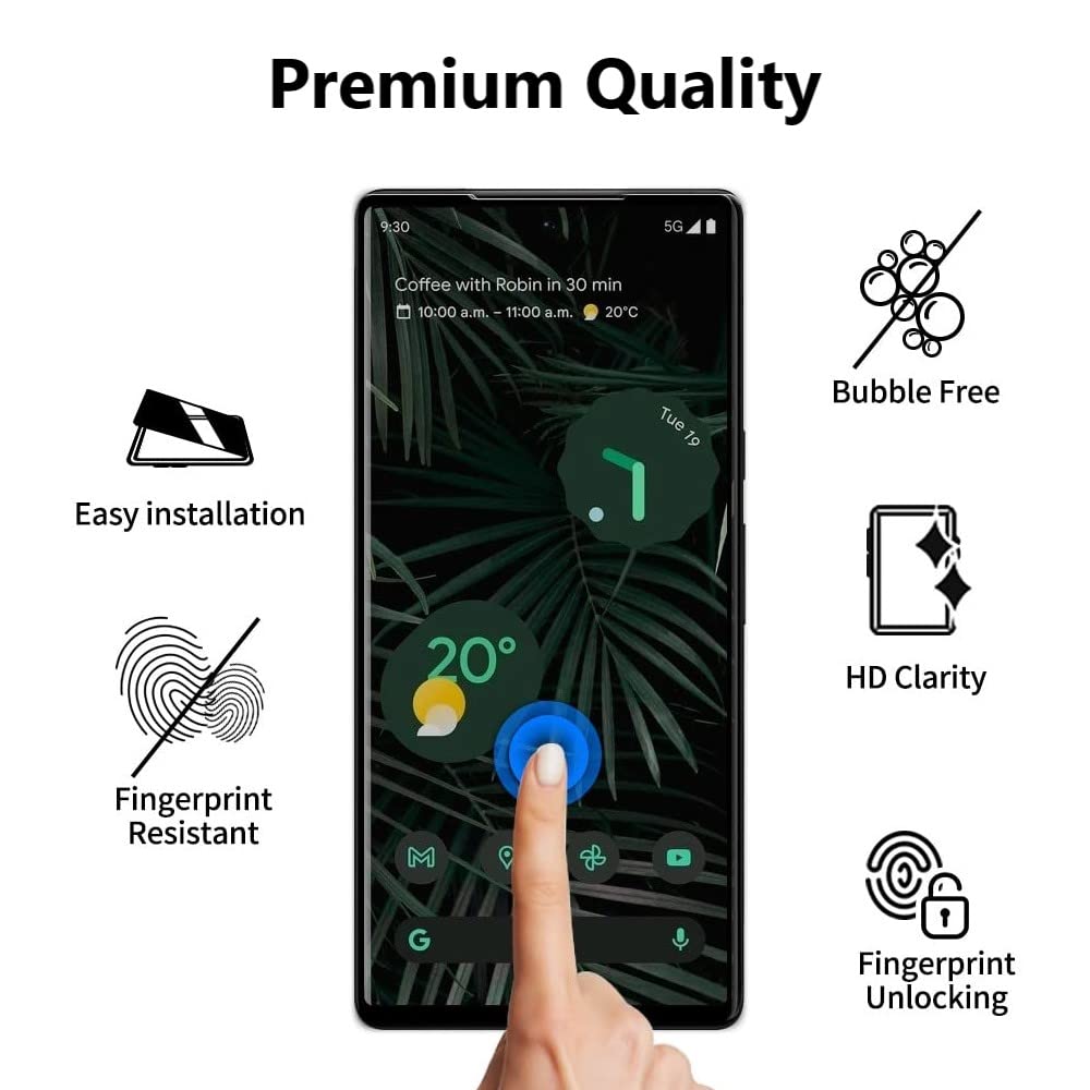 [5+2] 5 Anti-glare(matte) TPU film Screen protector + 2 Lens Protector compatible with [Lenovo] Motorola ThinkPhone 5G 2023 Easy to Install TPU Film screen protector Scratch Resistant [Perfect Fit for