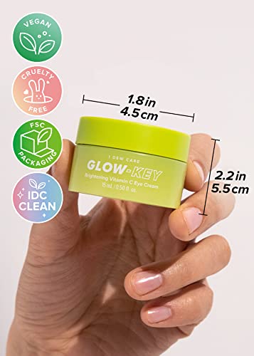 I DEW CARE Eye Cream with Applicator - Glow-Key | Gift, Gift set, Vitamin C, and Niacinamide for Dark Circles and Puffiness, 0.50 Fl Oz