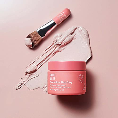 Sand & Sky Australian Pink Clay Porefining Mask for Blackheads, Enlarged Pores and Pigmentation