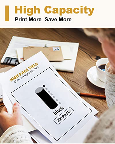 Intactech Compatible Ink Cartridges Replacement for Brother LC3013 LC3011 Black BK for Brother MFC-J491DW MFC-J895DW MFC-J690DW MFC-J497DW Printer (4 Pack)