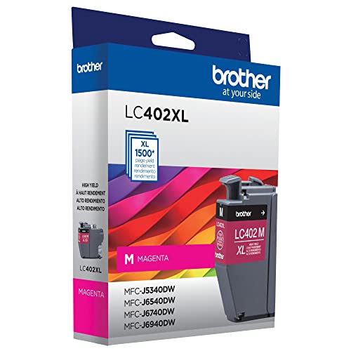Brother Genuine LC402XLM High Yield Magenta Ink Cartridge