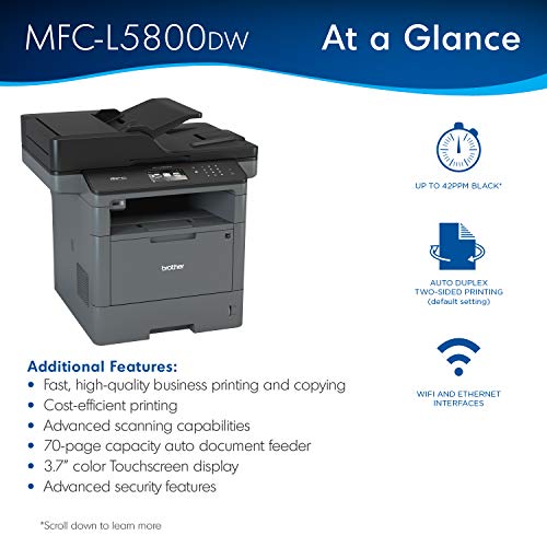 MFC-L5800dw with High Yield Toner