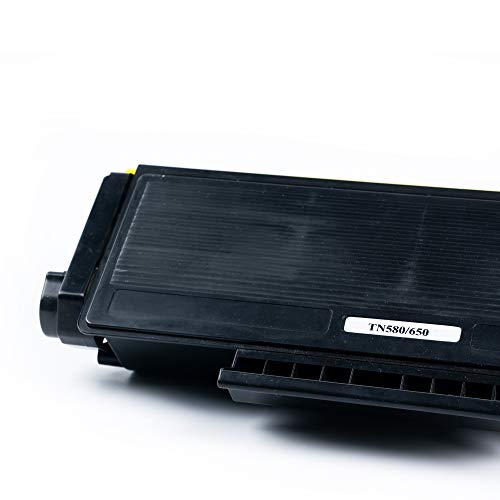 DIGITONER Compatible TN580 TN650 TN620 Toner Cartridge – TN-580 TN-650 TN-620 High Yield Toner Cartridge Replacement for Brother Laser Printer – Black [2 Pack]